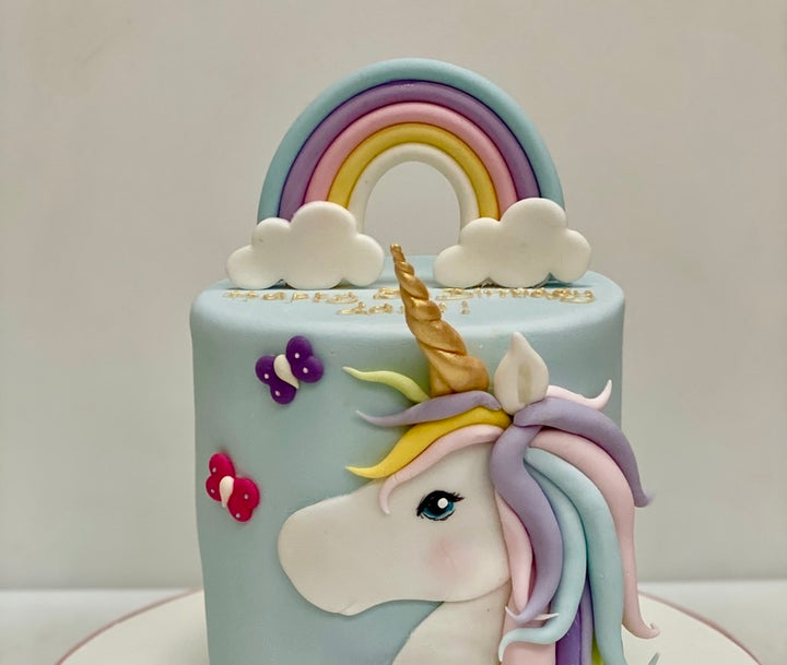 Unicorn and Rainbow Birthday Cakes for London delivery – Etoile Bakery